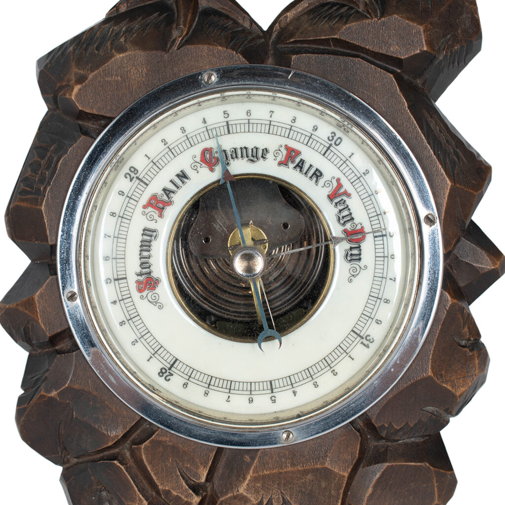 Black Forest Barometer with Bird | Peachtree Battle Antiques & Interiors