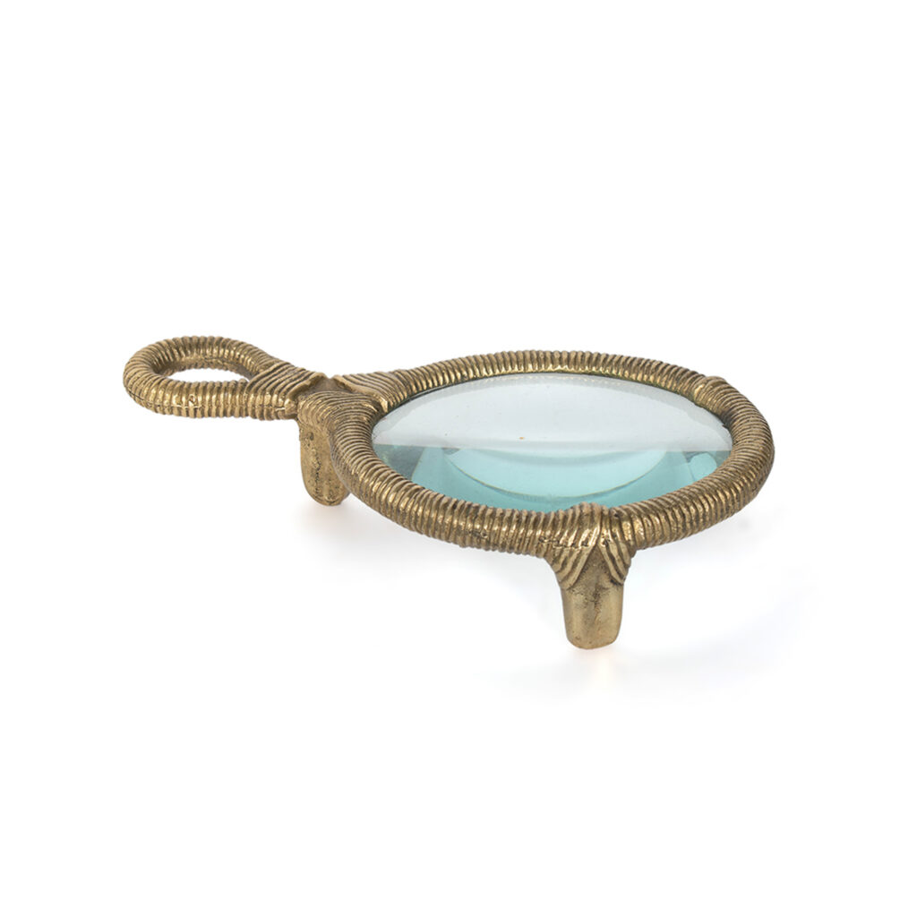 Brass Map Magnifier | Peachtree Battle Antiques & Interiors